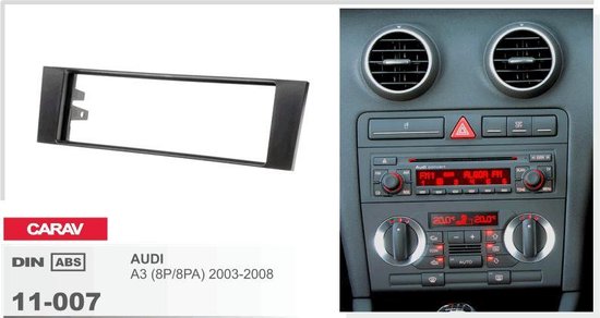 DAB radio met plak antenne inclusief 1-DIN AUDI A3 (8P/8PA) 2003-2008 ...