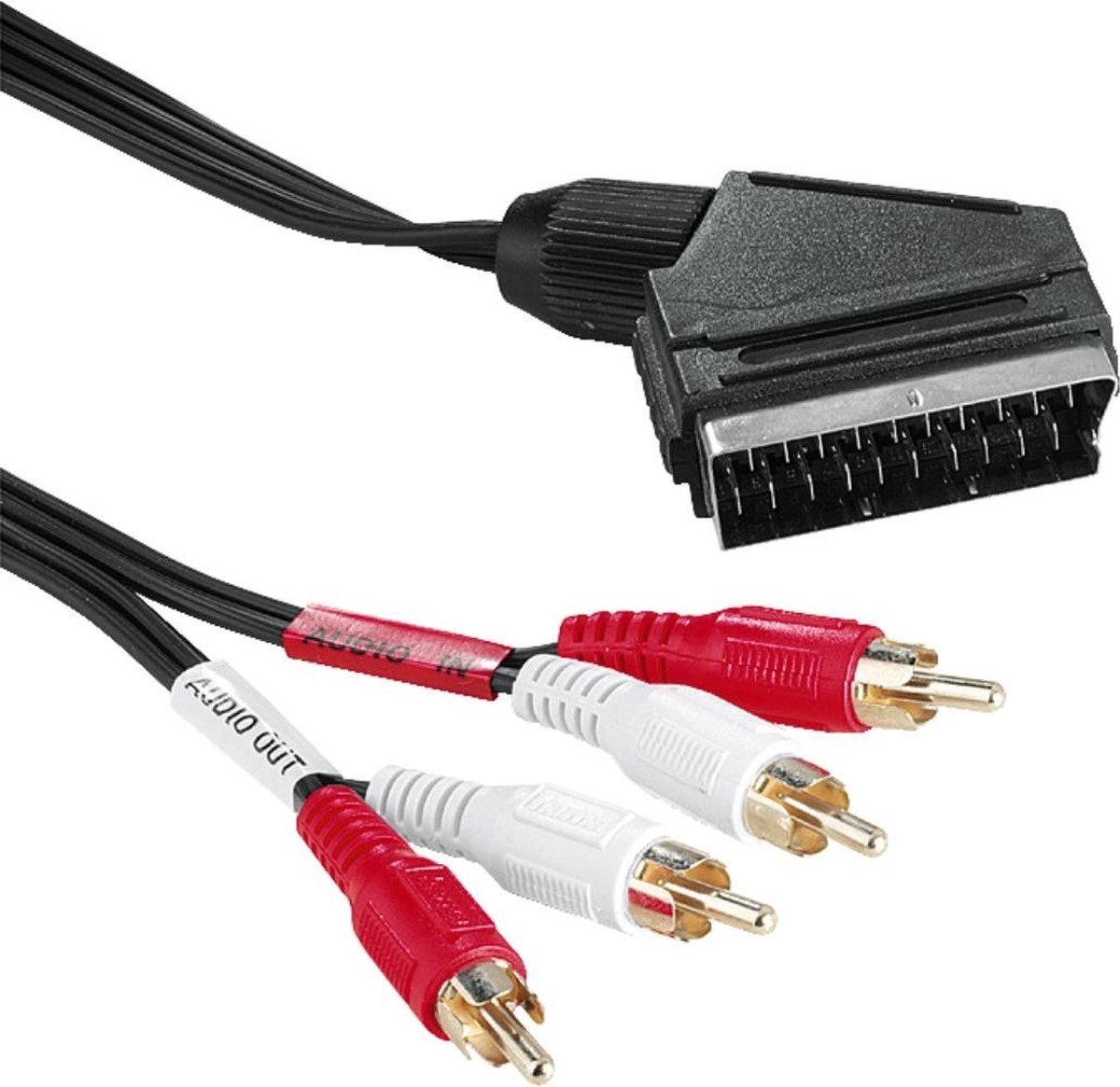 Hama Video-Kabel Scart 4 Cinch | bol.com
