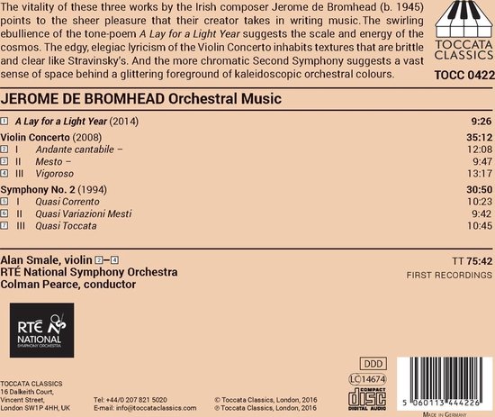 Alan Smale, RTÉ National Symphony Orchestra, Colman Pearce - Jerome de ...