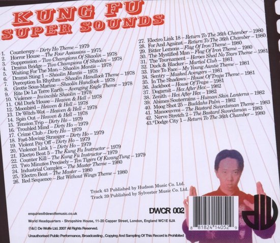 Kung Fu Super Sounds, V/a | CD (album) | Muziek | bol