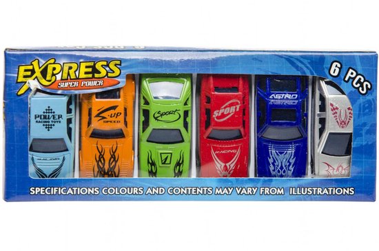 Lg-imports Raceauto's Express Super Power 8 Cm 6-delig | bol