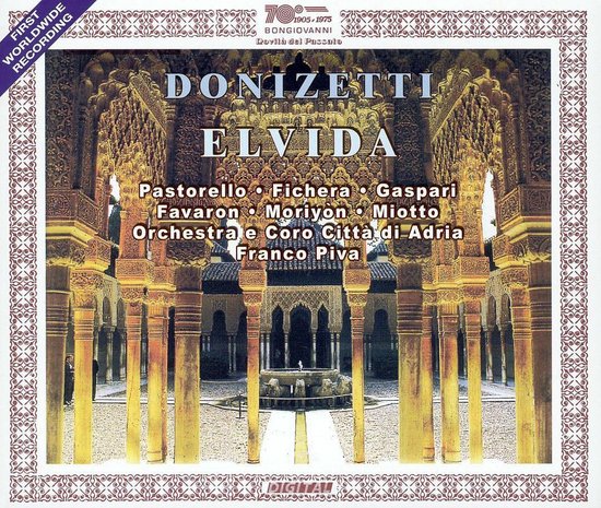 Donizetti: Elvida (First Recording), G. Donizetti | CD (album) | Muziek ...