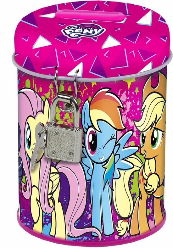 My Little Pony Spaarpot – 11,5 cm – Metaal – Kinderspaarpot – Meisjes ...