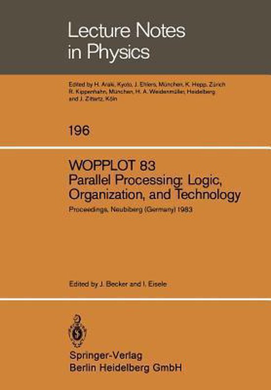 WOPPLOT 83. Parallel Processing: Logic, Organization, and Technology | 9783540129172 |... | bol.com