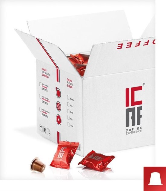 ICAF Intenso espresso capsules - 100 cups | bol.com