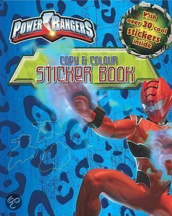 Disney Power Rangers Copy And Colour Sticker Book | 9781407575698 ...