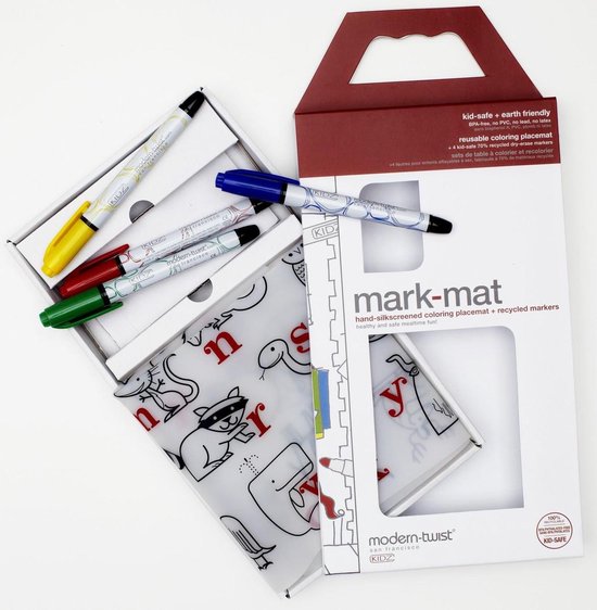 Modern Twist Mark Matz Farm Buddies Placemat - 40 x 32 cm - Wit | bol