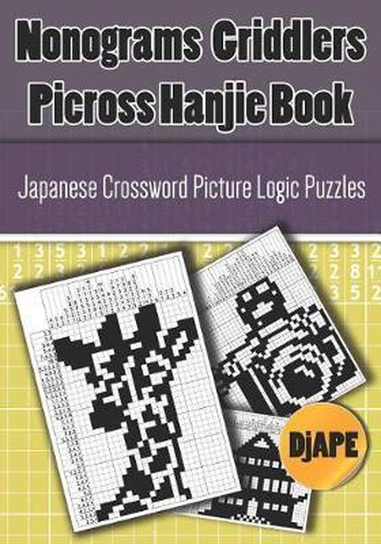 Picross Books- Nonograms Griddlers Picross Hanjie book, Djape ...