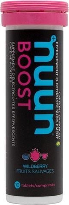 Nuun Boost Sportdrank Tablet - Wild Berry (B vitamins & cafeine) | bol.com