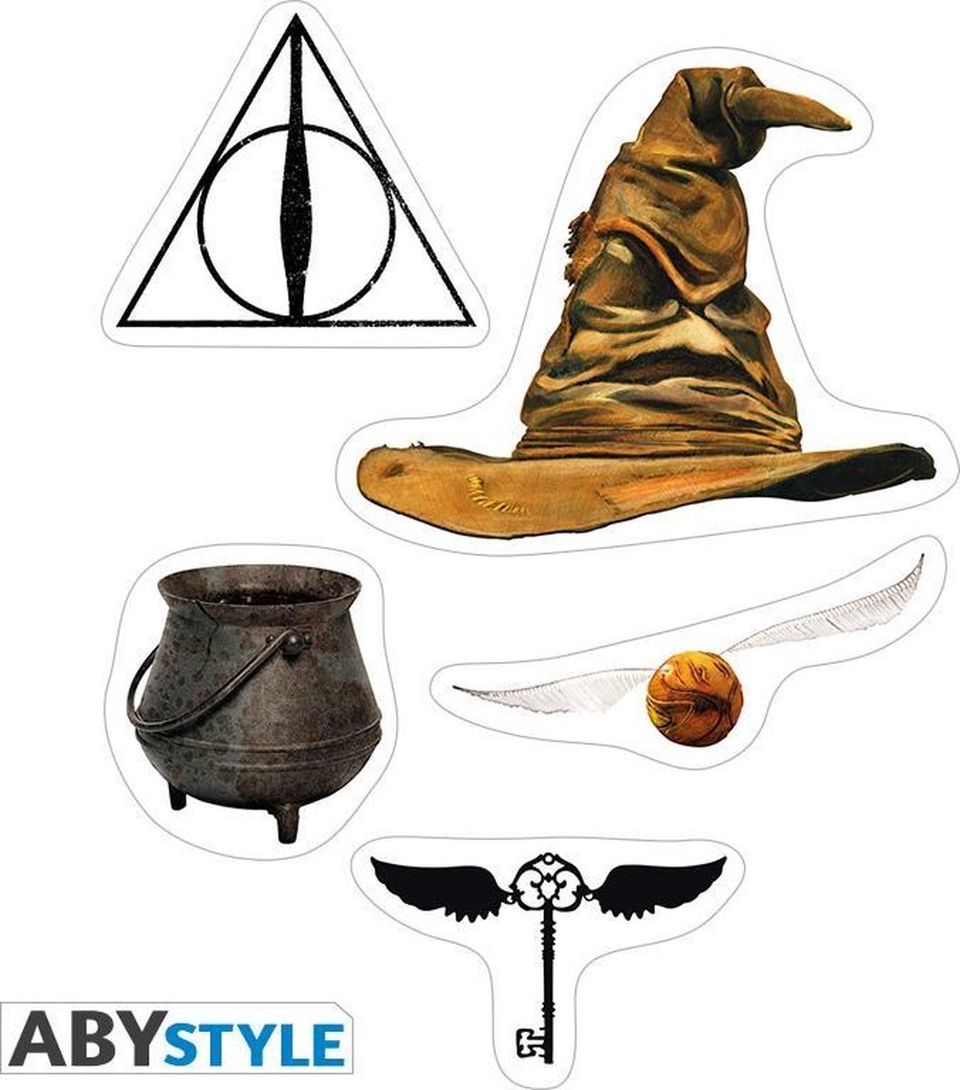 bol.com | HARRY POTTER - Stickers - 16x11cm/ 2 planches - Magical Objects