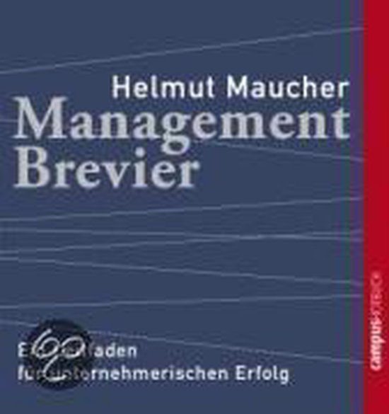Management-Brevier. CD, Helmut Maucher | 9783593386300 | Boeken | bol.com
