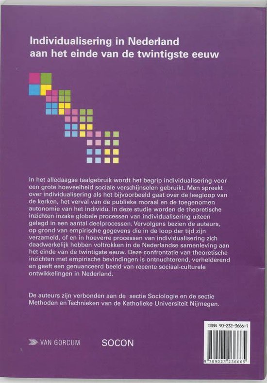 Individualisering in Nederland aan het eind van de twintigste eeuw ...