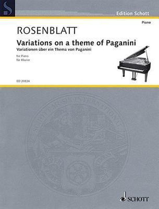 Variations on a Theme of Paganini | 9781423498704 | Boeken | bol