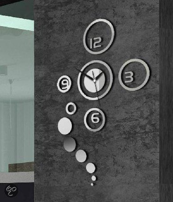Moderne 3D Wandklok (DIY) | bol.com