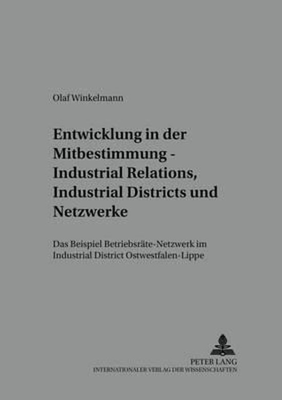 Entwicklung in der Mitbestimmung - Industrial Relations, Industrial ...