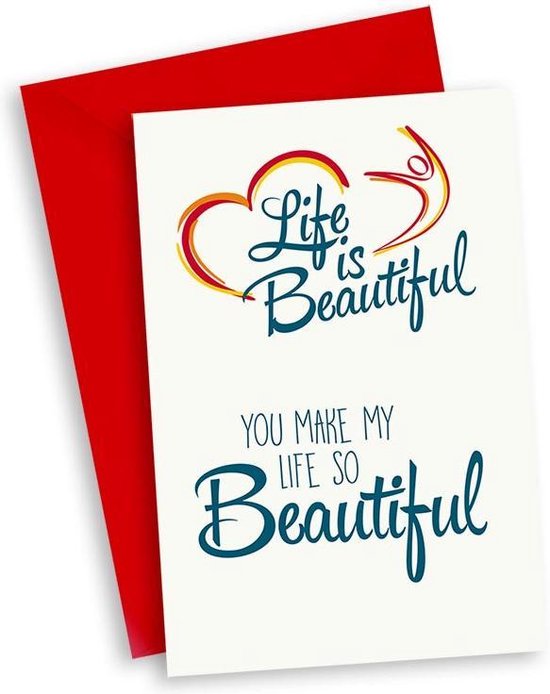 You make my life so beautiful Wenskaart | bol You make my life so beautiful Wenskaart | bol