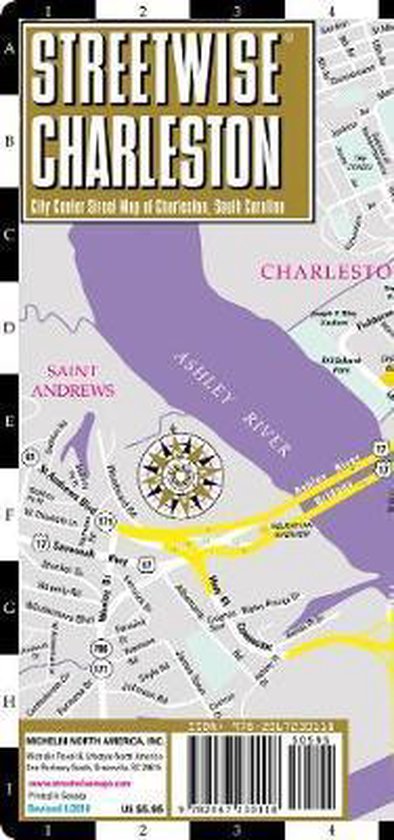 Streetwise Charleston Map - Laminated City Center Street Map of ...