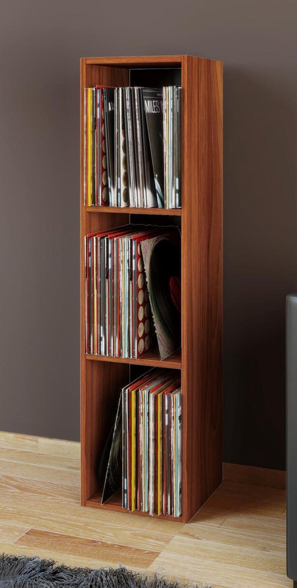 Armoire vinyle LP Expedit Platto (Noix) | bol.com
