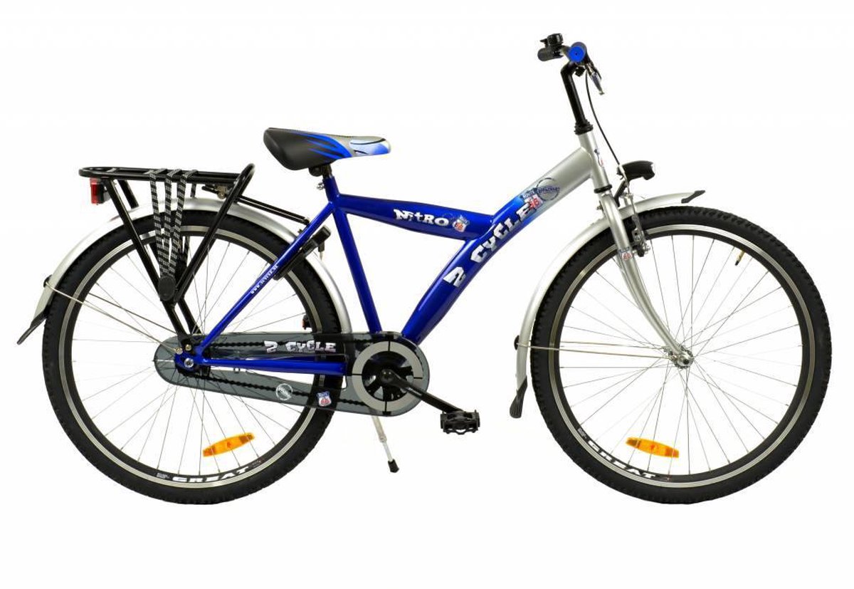 Jongensfiets 26 inch Nitro Blauw (2600) - Jongensfiets | bol.com