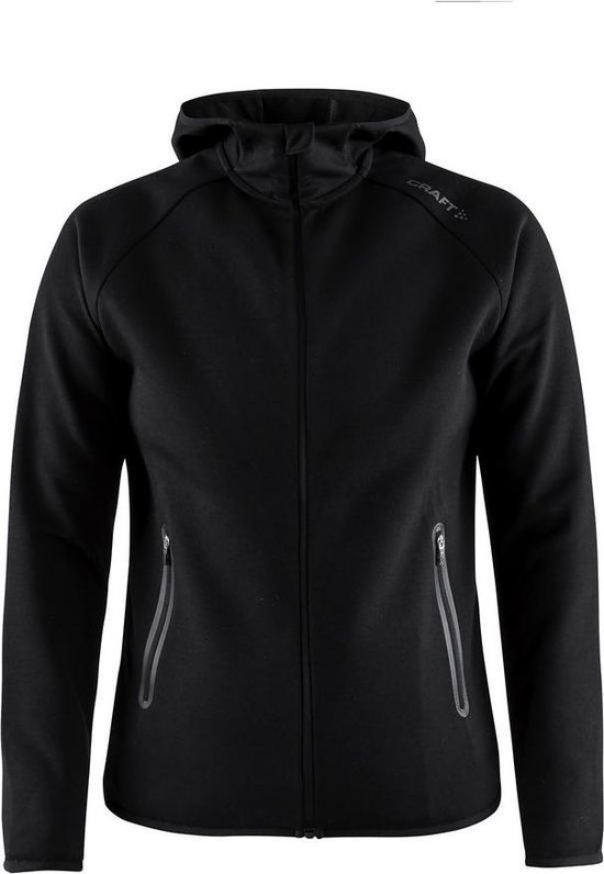 Craft Emotion Full Zip Hood Dames Zwart maat XS | bol