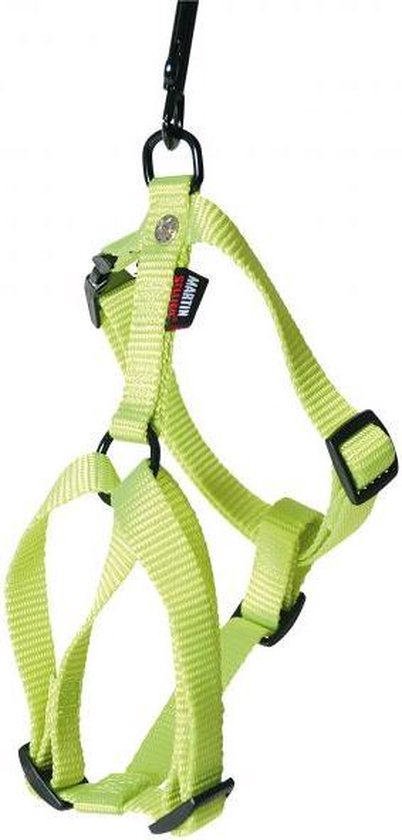 Tuig voor hond nylon uni groen 20 mmx50-70 cm | bol