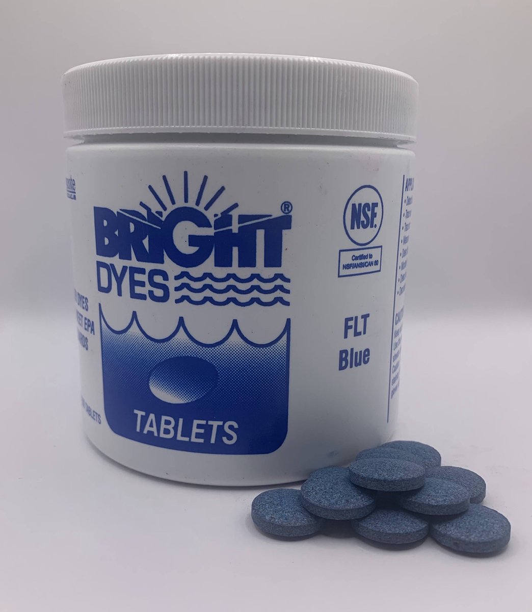 Lekdetectie kleurstof - Blauw 10 stuks - Lekkage - Riool ...