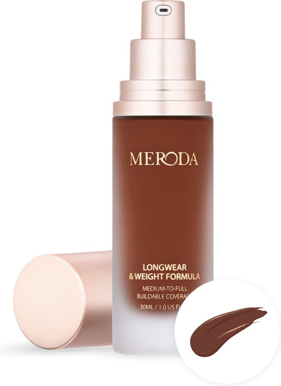 Meroda Universal Foundation - 28W | Rijke mahonie met rode ondertonen ...