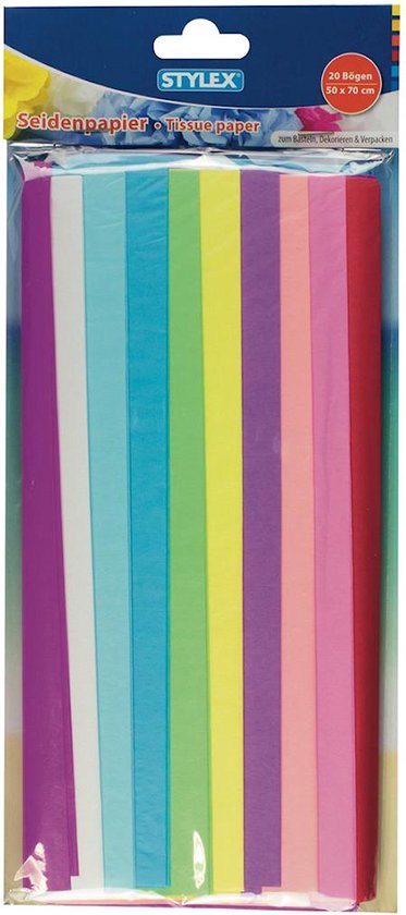 Stylex Tissue Papier - 20 Vellen - 50x70cm | bol