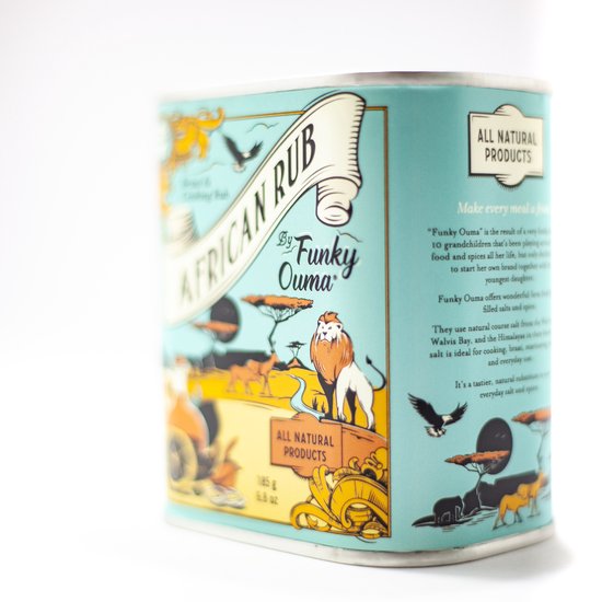 Funky Ouma - African Rub - Tin 185g | bol