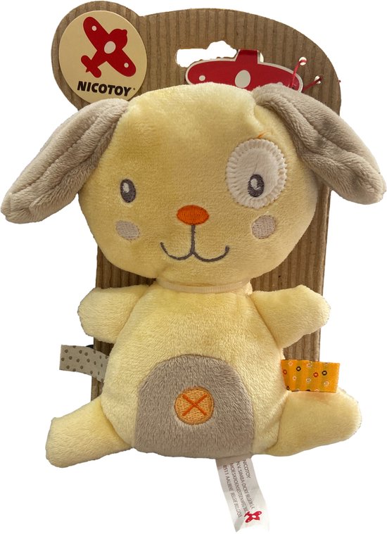 Knuffel - Doggy Dog - NicoToy - 16 cm (Hond) | bol.com