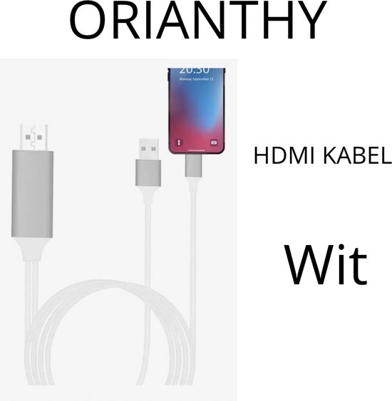 HDMI Iphone, smartphone || Wit|| Kabels HDMI smartphone | bol.com