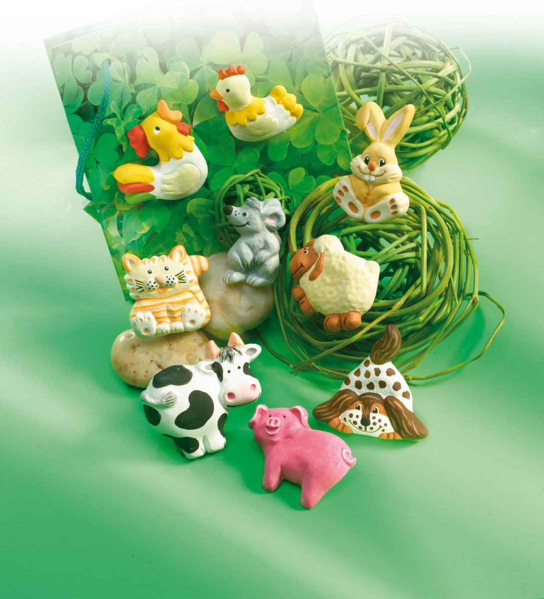 Fimo Klei mallen boerderij dieren 8742 01 | bol.com