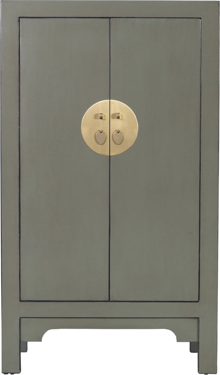 Fine Asianliving Chinese Kast Olive Grijs - Orientique Collectie ...