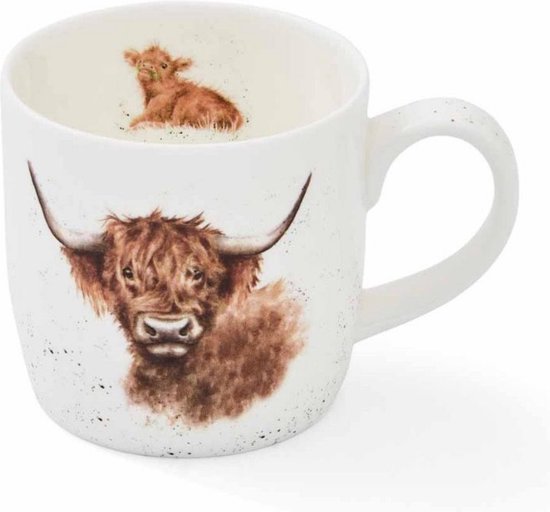 Wrendale Designs - Mok - Highland Cow / Koe | bol.com