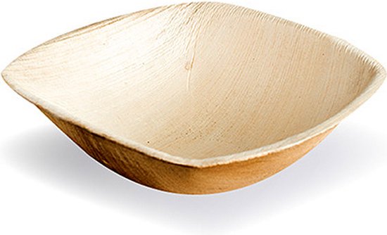 Palmblad Schaal Vierkant 14x14x5cm - 60 st/ds. | bol
