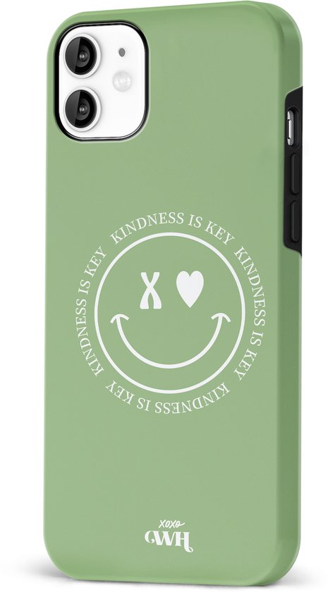 xoxo Wildhearts Kindness Is Key - Double Layer - Smiley case hoesje ...