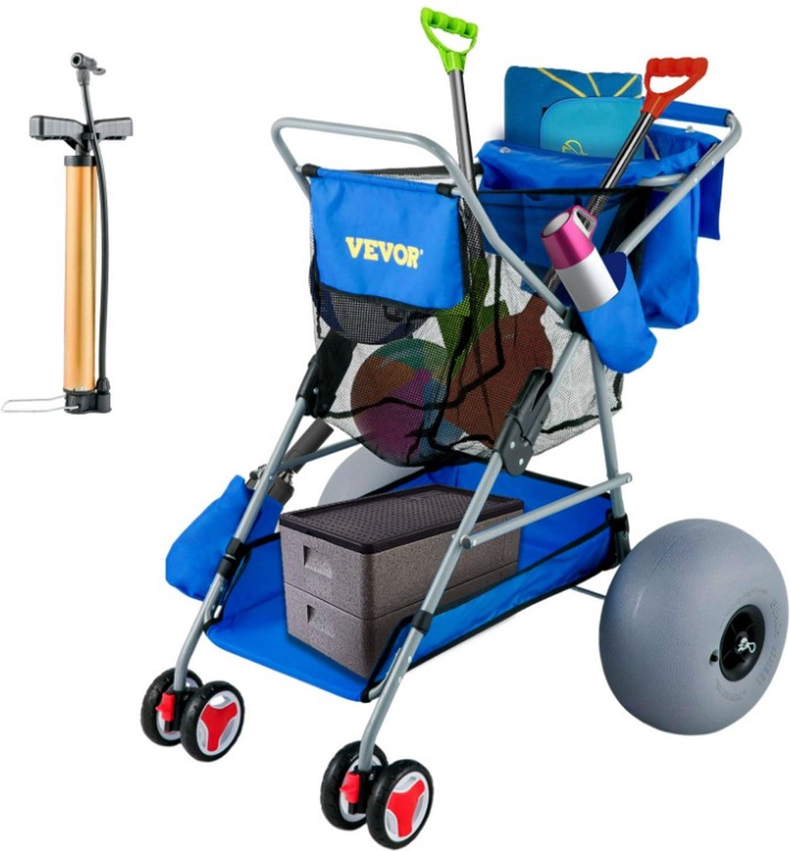 Vevor Strandtrolley - Strandkar - Beachtrolly - Strandwagen | bol.com