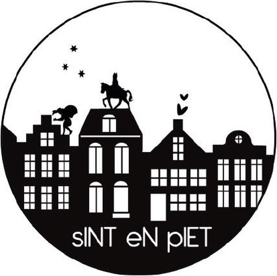 Sinterklaas stickers | Sint & Piet etiketten | 250 stickers per rol | bol
