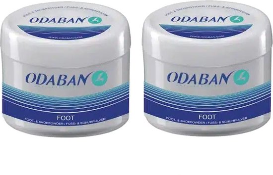 Odaban - Anti-Transpirant Voetpoeder - 50 gr - Deodorant - 2 Pak | bol