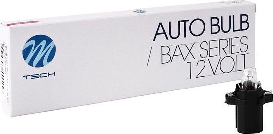 M-Tech - BAX BX8.3d 12V 1,2W - Basic - Helder - 10 stuks | bol