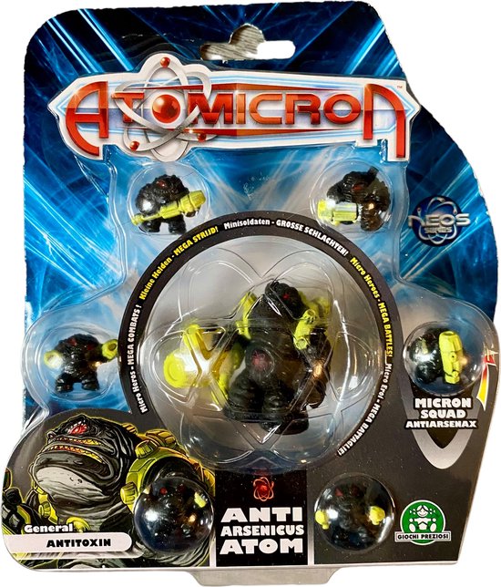 Atomicron actiefiguren set 7 delig General Antitoxin | bol.com