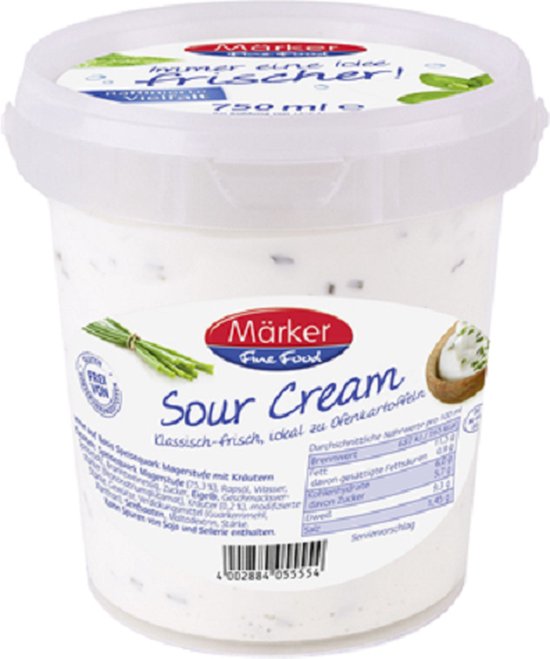 Märker Zure Room 11,5% vet - 1 emmer van 750 ml | bol