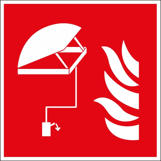 Rookluik bord - kunststof 300 x 300 mm | bol