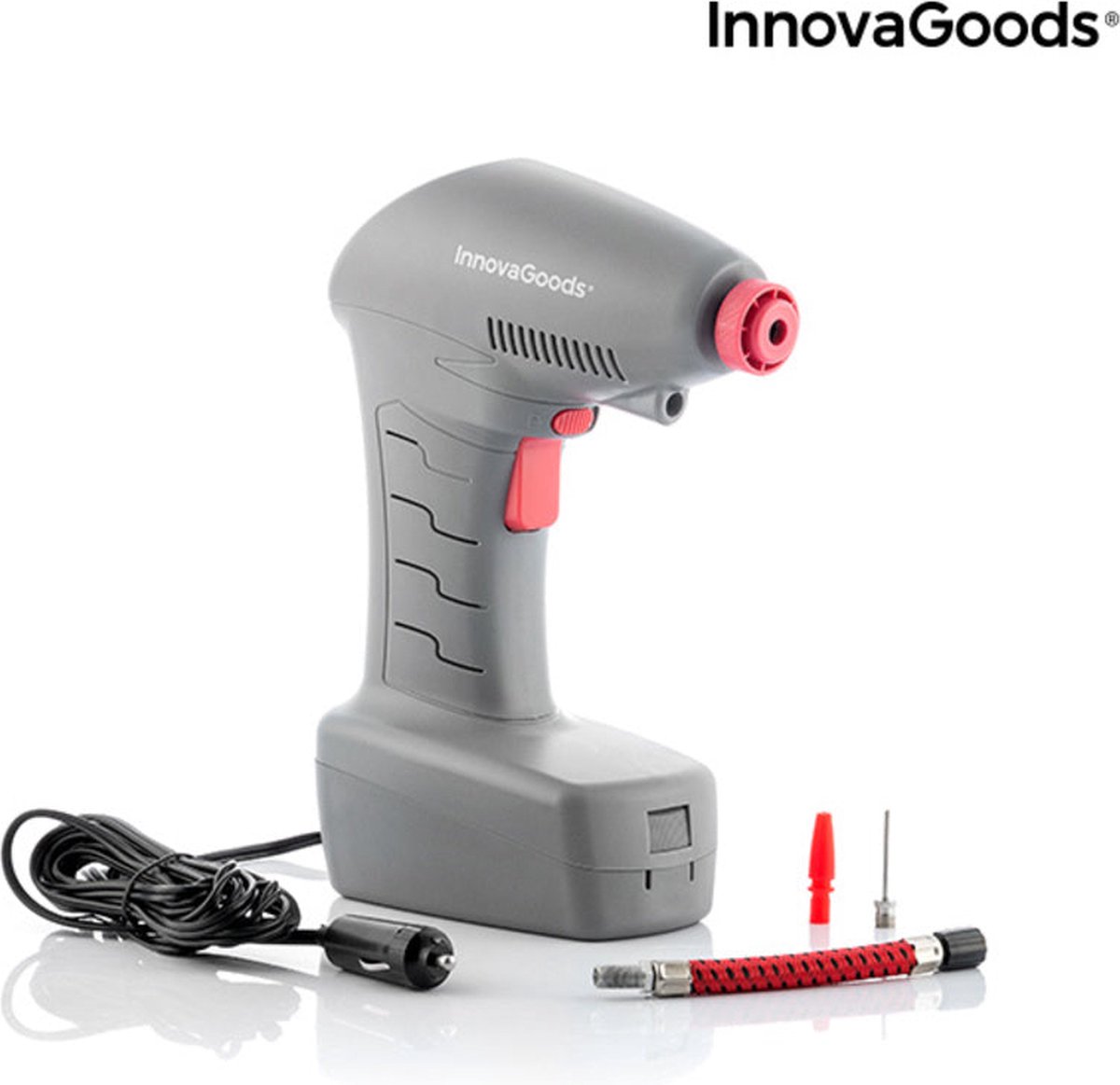 Draagbare luchtcompressor met ledlicht Airpro+ InnovaGoods | bol.com