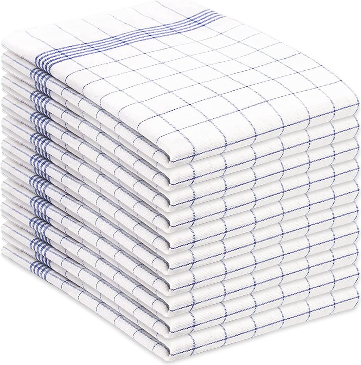 SAMMARA Theedoeken Set van 10, 50 x 70cm, 100% katoen, Keukenhanddoeken ...