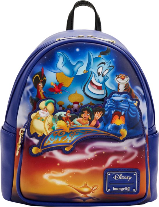 DISNEY - Aladdin 30TH Anniversary - Backpack LoungeFly '23x27x11cm ...
