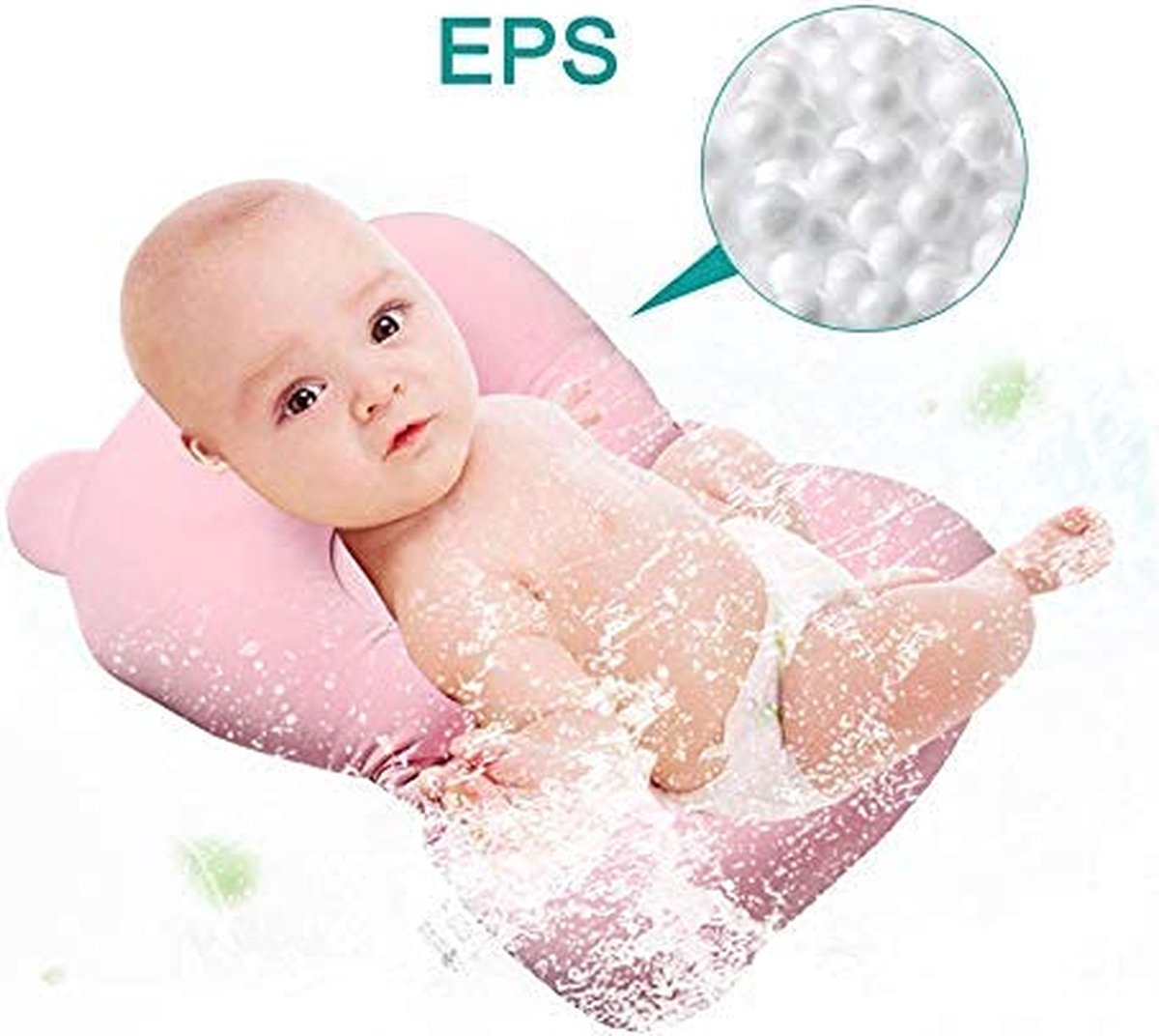 Baby Badkussen - Baby Badmatras - Veiligheid baby kussen voor bad ...