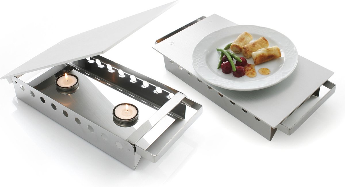 Hendi Warmhoudplaat - 2-pits Rechaud - Warmhoudplaatje met ...