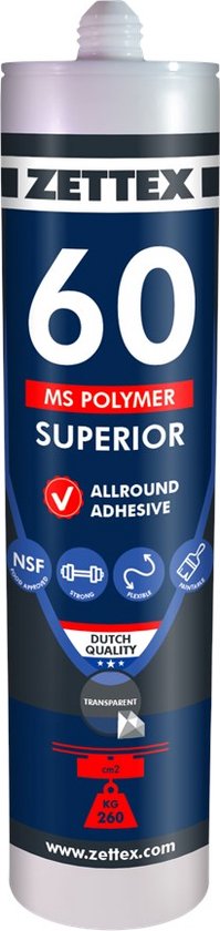 Zettex Allround kit MS 60 antraciet (290ml) | bol.com