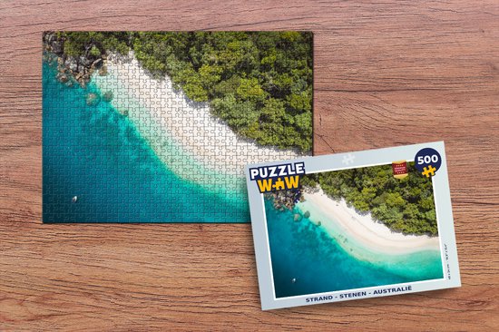 Puzzel Strand - Stenen - Australië - Legpuzzel - Puzzel 500 stukjes ...